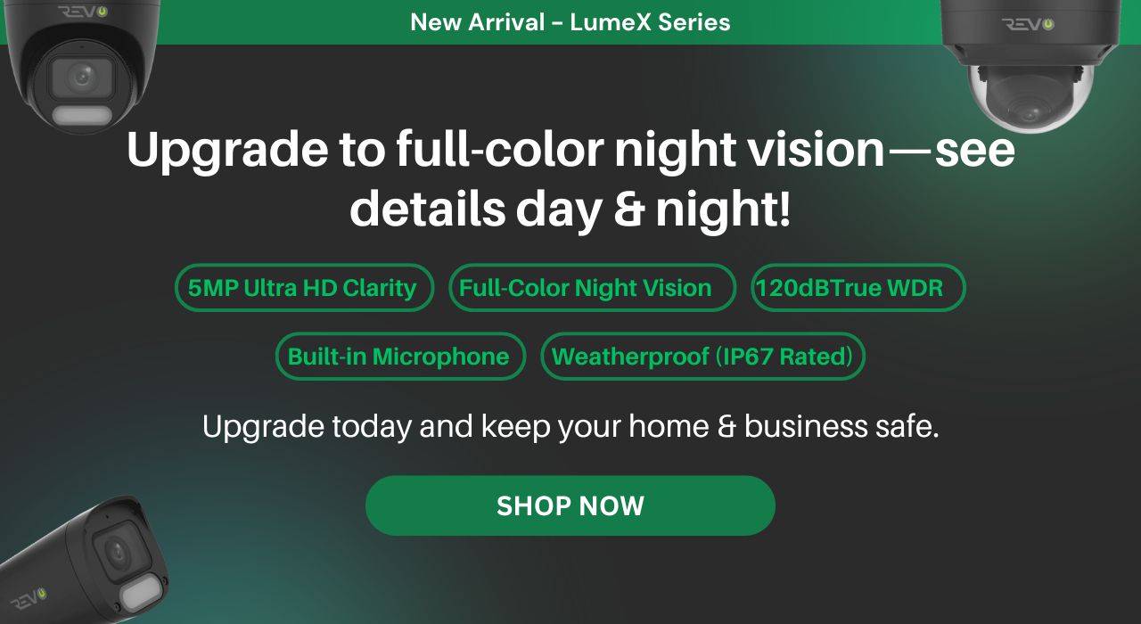 Buy Online Home Surveillance Camera Systems at Best Prices| Revo America