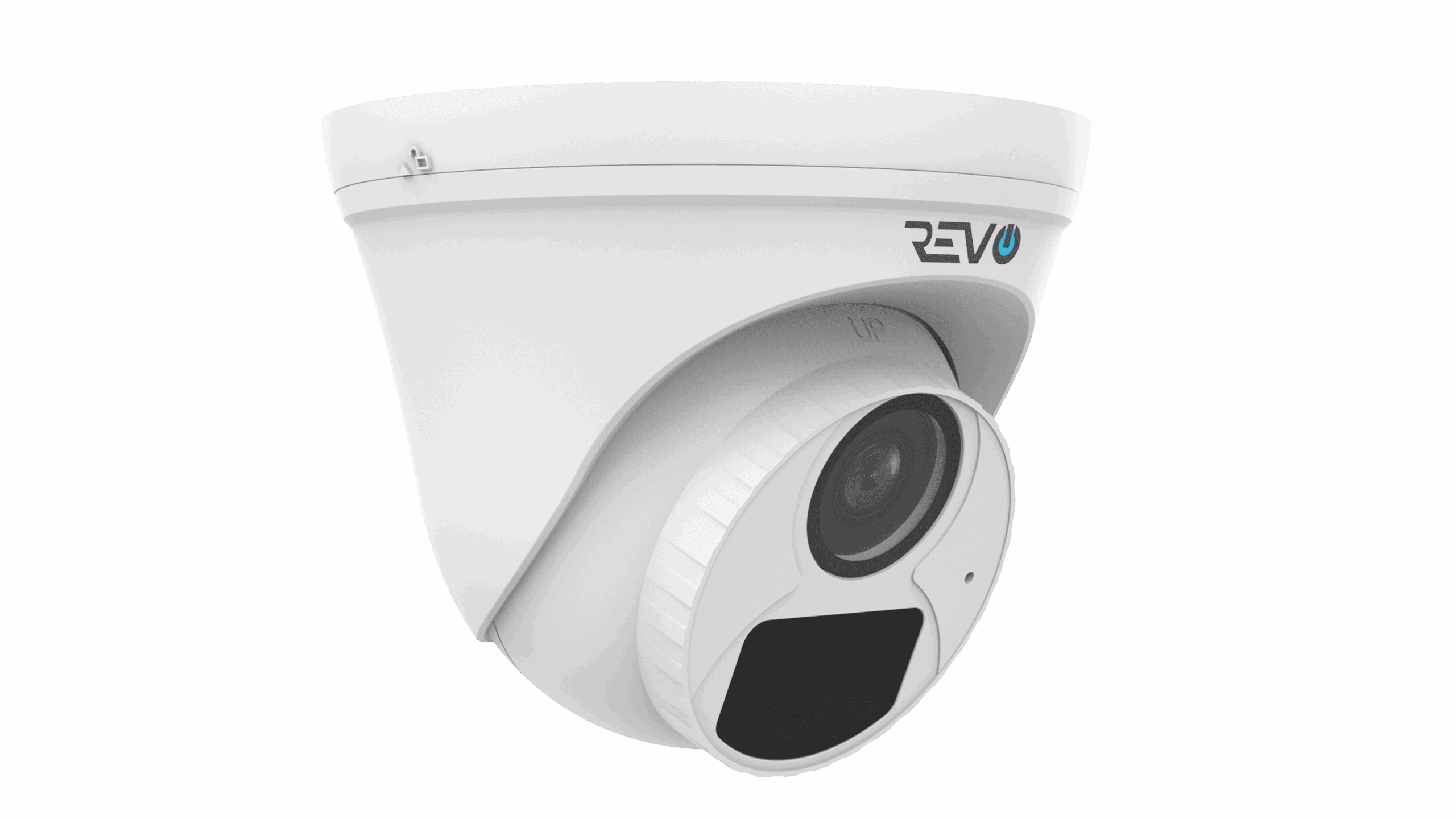REVO ULTRA BLUE Series 2K (4 Megapixel) H.265 Indoor/Outdoor IR Turret ...